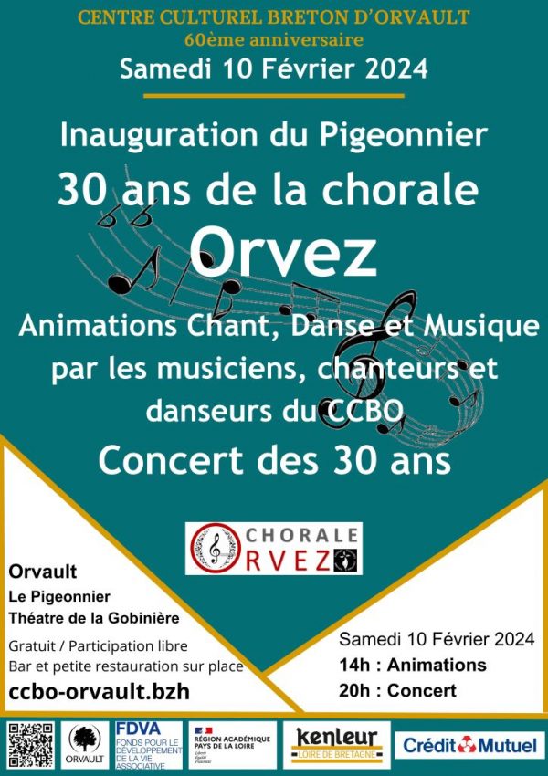 60 ans du CCBO – Concert des 30 ans de la chorale Orvez | KENLEUR